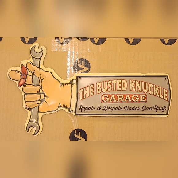 Open Road Brands | Art | The Busted Knuckle Garage Open Roads Brand Tin ...